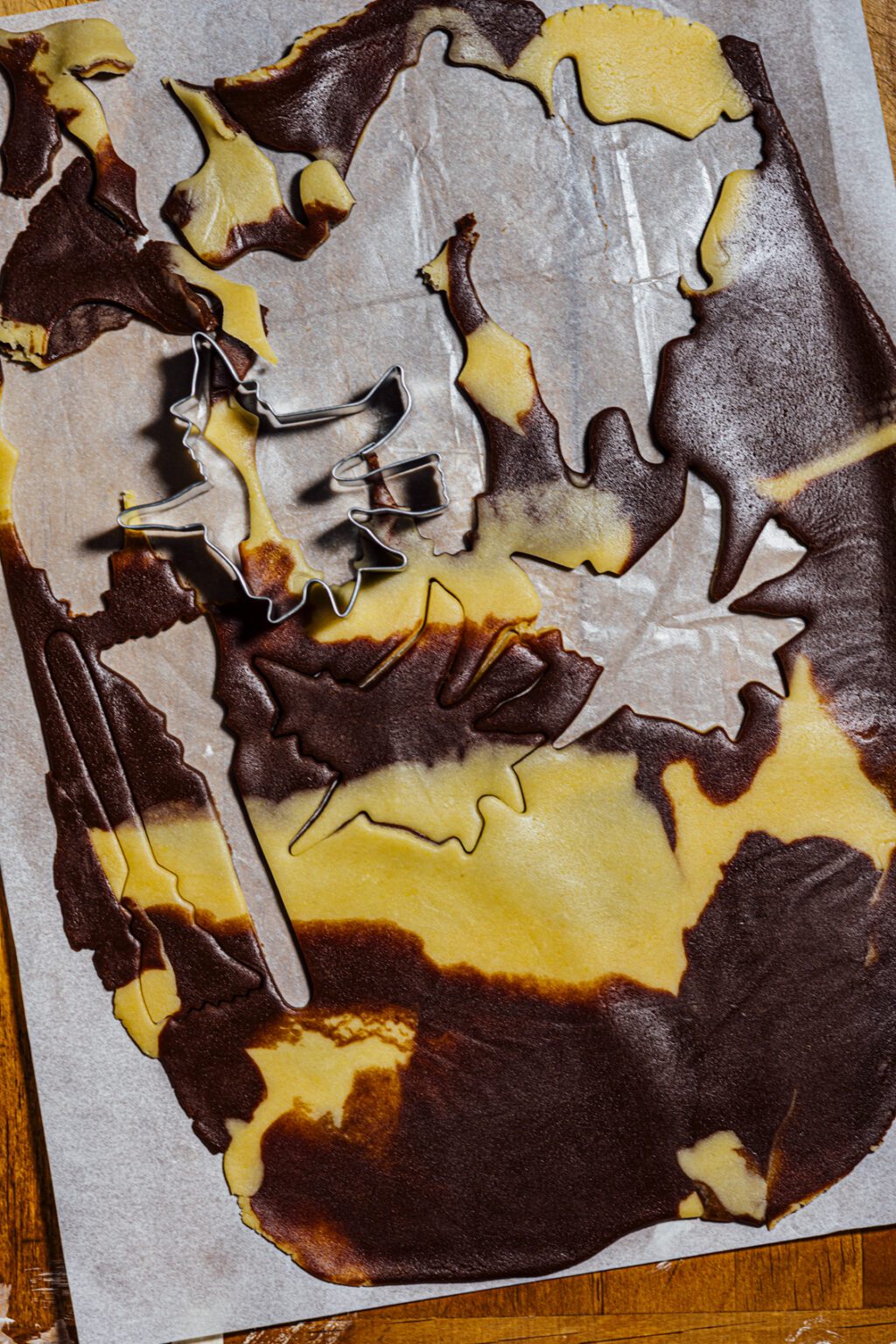 Halloween Marble Cut-Out Cookies | Nik Sharma Cooks