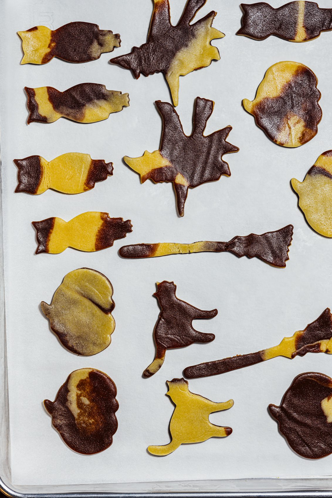 Halloween Marble Cut-Out Cookies | Nik Sharma Cooks