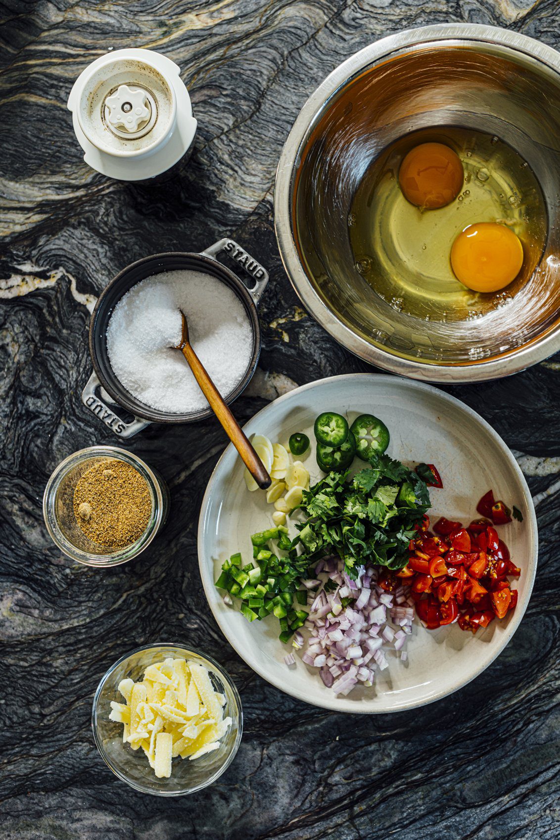 Indian Omelet Sandwich | Vegetarian | Nik Sharma Cooks